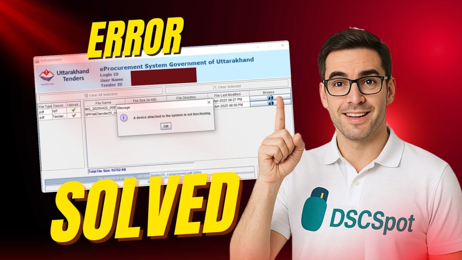 Solved Error Connecting To Pki Component Please Check If Dsc Utility