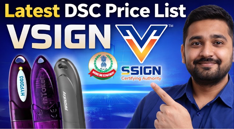 VSign DSC Price List 2026 (With GST) – Latest Updated Rates with Full ...
